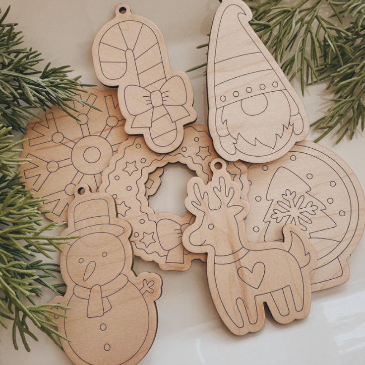 Wooden Christmas Shapes Bumper Pack – Houterasies