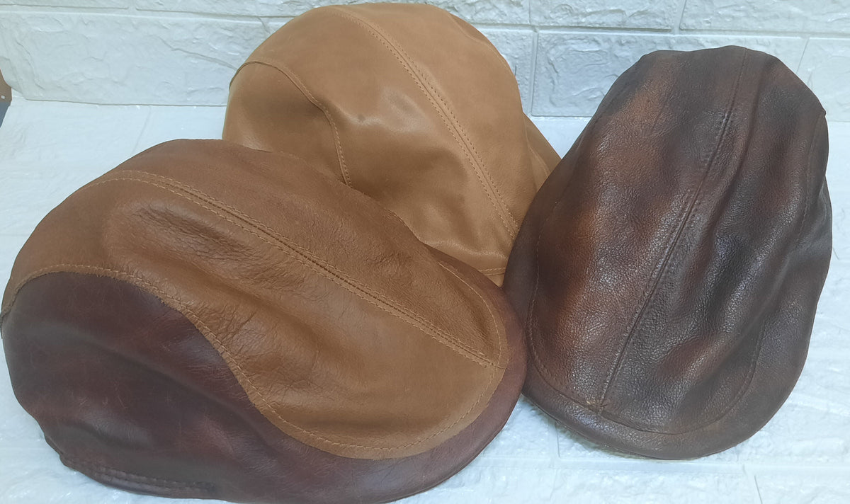 Genuine Leather Flat Cap – Houterasies