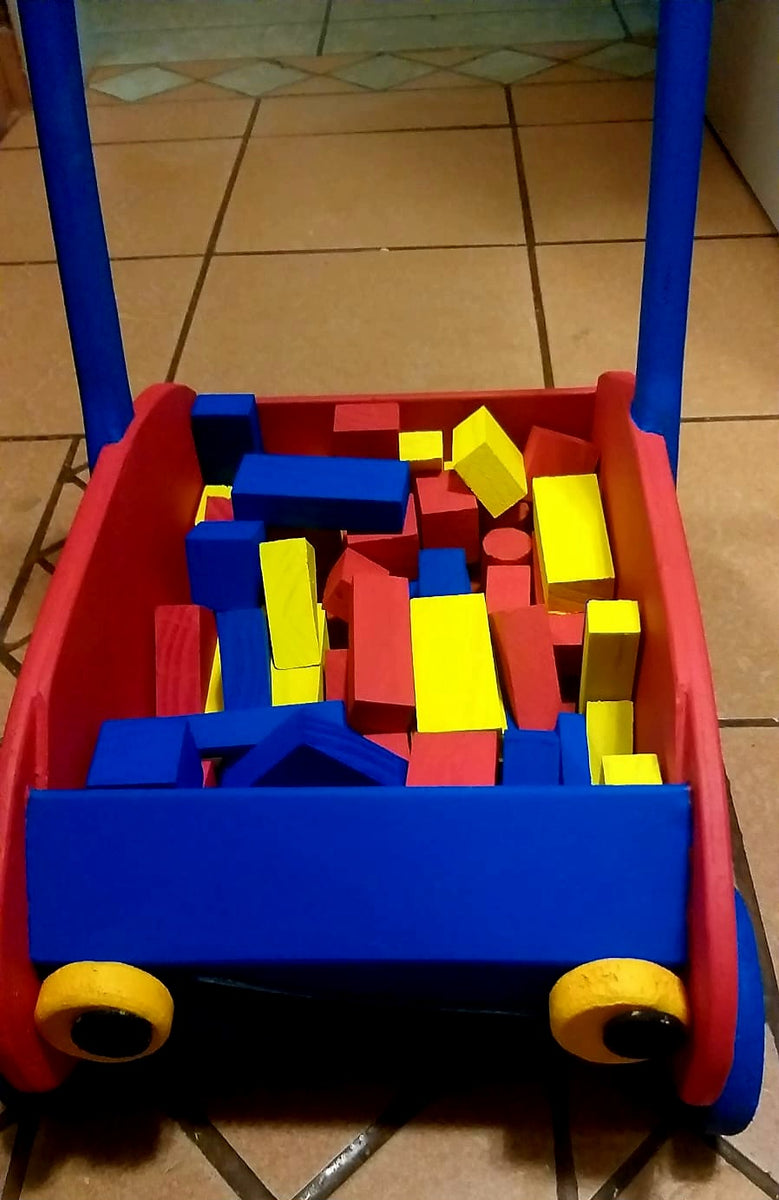 Wooden Block Trolley – Houterasies