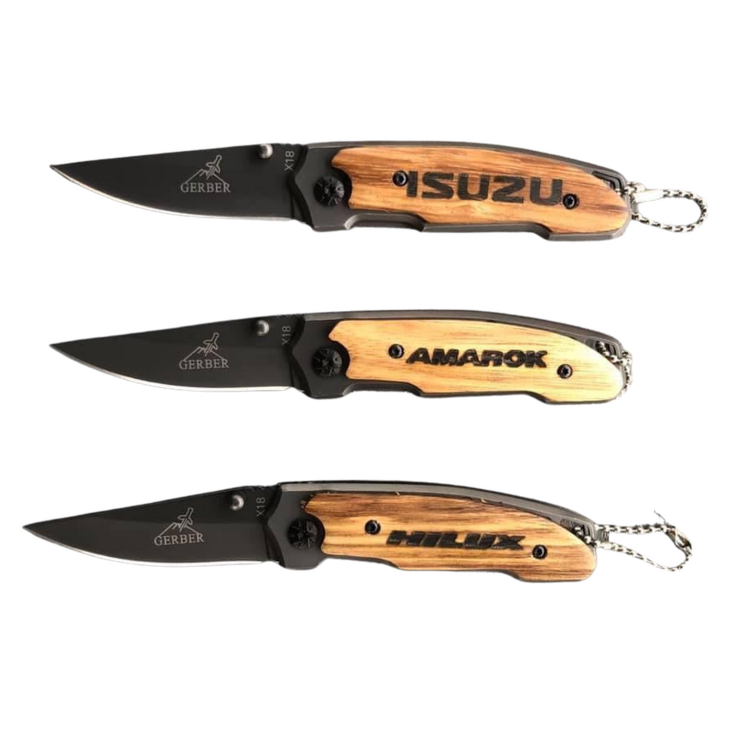 Gerber Pocket Knife – Houterasies